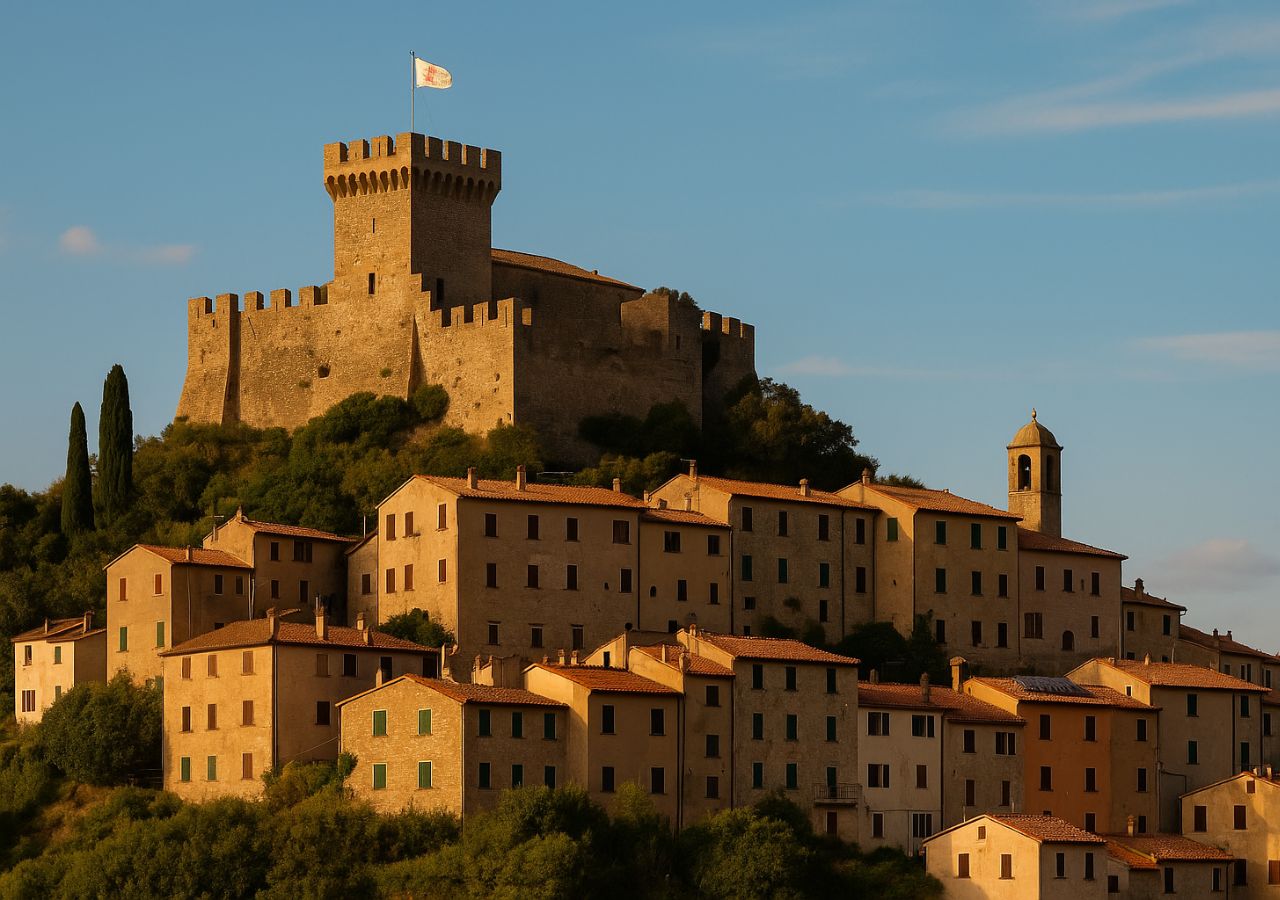 Il castello dei sogni esiste: è in Toscana e guarda il mare